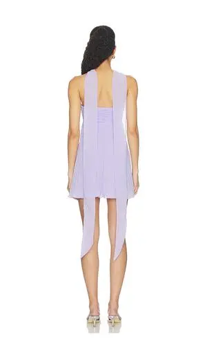 SEROYA Lily Mini Dress In Lavender