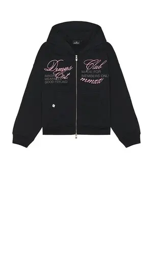 DRMERS CLUB Cursive Zip Up Hoodie