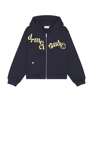 DRMERS CLUB Hanging Letters Zip Up Hoodie