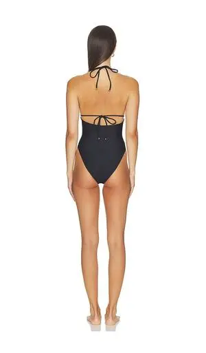 SKIMS Classic Swim Medallion One Piece In Black