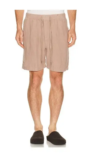 Faherty Brand Essential 6.5 Linen Short - Adobe