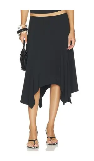 GUIZIO Handkerchief Hem Skirt