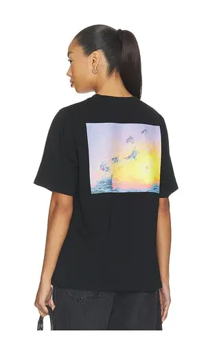 David Koma Supergirl" Graphic Print T-shirt - Black