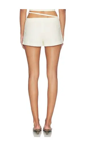 L'academie Kora Linen Mini Skort