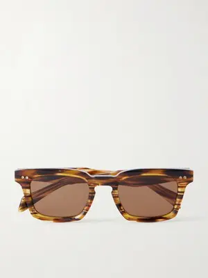 Dita Monolix Square Frame Sunglasses - Brown