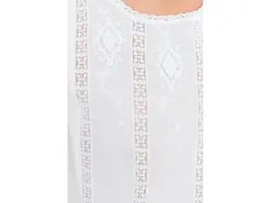 Madewell Alana Top Sleeveless Crewneck With Lace Trim