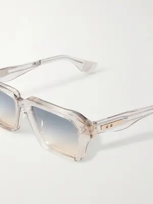 Dita Detron Square-frame Acetate Sunglasses