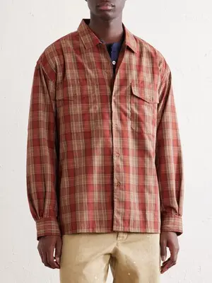 FRIZMWORKS Checked Cotton Shirt