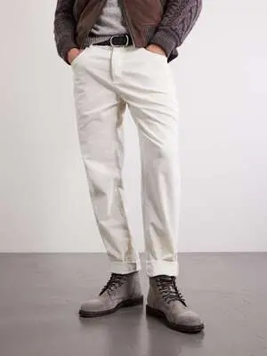 Brunello Cucinelli Suede Derby Boots