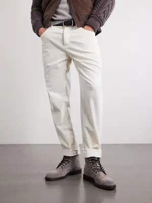 Brunello Cucinelli Suede Derby Boots