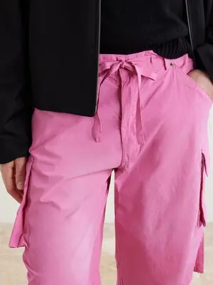 424 Straight-leg Cotton-poplin Cargo Shorts