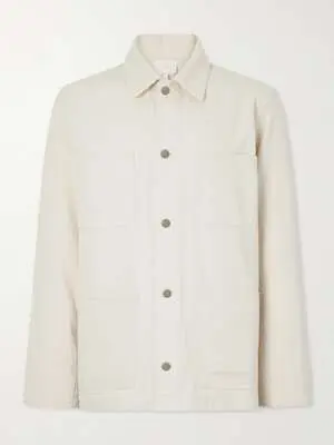 A.p.c. Cotton-twill Overshirt - Ecru