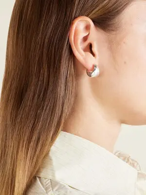 Lié Studio Sterling Sculptural Hoop Earrings