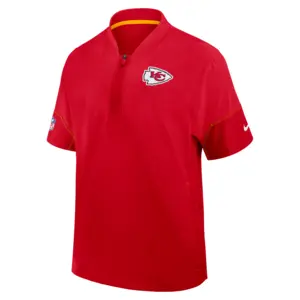 Nike Kansas City Chiefs NFL 1/2-Zip Hooded Jacket Red