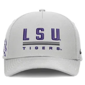 Nike Lsu Sideline Practice Rise Dri-fit College Adjustable Hat
