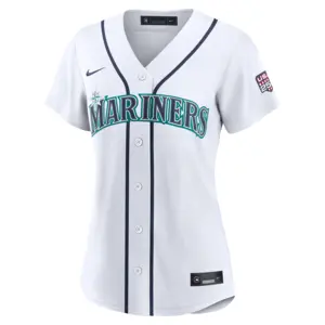 Nike Josh Naylor Seattle Mariners Usa 250 Mlb Stadium Jersey - White