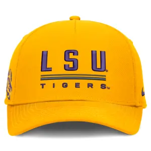 Nike Lsu Sideline Practice Rise Dri-fit College Adjustable Hat
