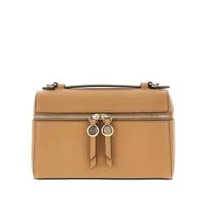 Tory Burch Romy Slim Grained Leather Bag - Beige