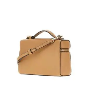 Tory Burch Romy Slim Grained Leather Bag - Beige
