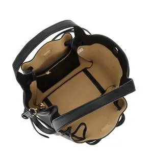 Tory Burch Romy Grained Leather Bag - Black