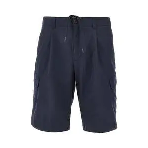 Herno Nylon Dive Cargo Shorts An - Blue