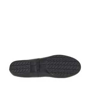 Tory Burch Reva Nappa Leather Ballerinas With Gold-finished Medallion - Black