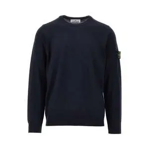 Stone Island Virgin Wool Crewneck Weater