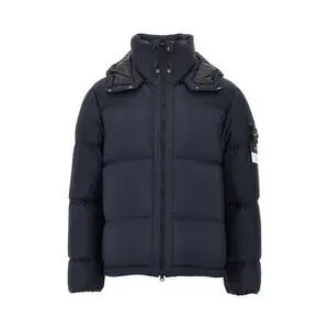 Stone Island Att Ripstop Cordura Down Jacket An - Blue