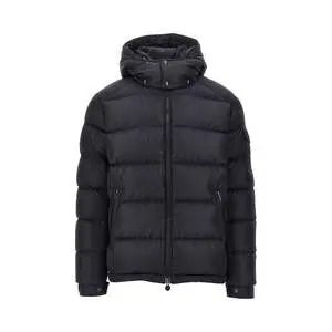 Moncler Maya Hooded Down Jacket - Blue