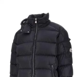 Moncler Maya Hooded Down Jacket - Blue