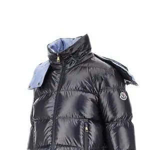 Moncler Nveole' Short Down Jacket - Blue