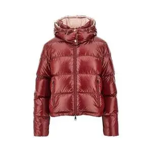 Moncler Nveole" Quilted Down Jacket - Red