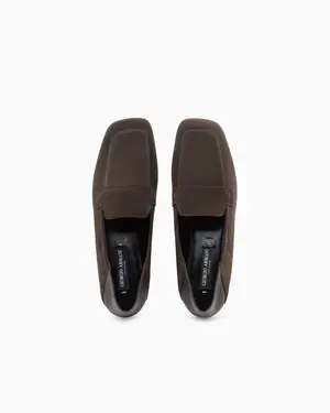 Giorgio Armani Split Leather Loafers