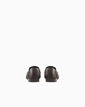 Giorgio Armani Split Leather Loafers