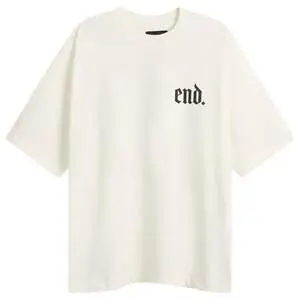 END. Gargoyle Head T-shirt - Ecru