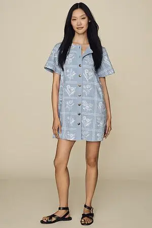 Maeve Pollie Swg Buttondown Mi Dress