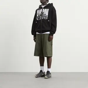 END. Glasgow Zip Hoodie With Graphic Print