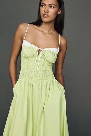 NIA Thomas Cotton Midi Dress
