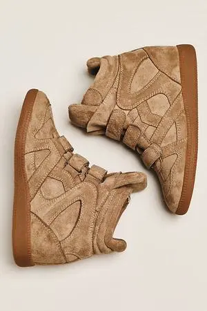 SILENT D Sara High-top Wedge Sneakers - Tan