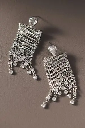 Anthropologie Frge Drop Earrgs - Silver
