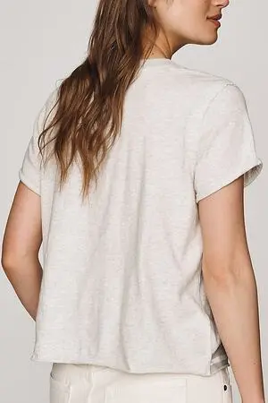 Maeve Caitlin Cotton Boxy Tee With Joanna Layla Print - Dalmation
