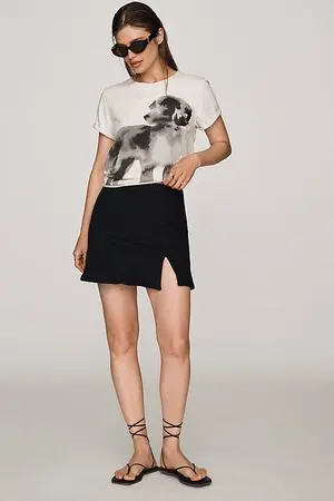 Maeve Caitl Cotton Boxy Tee Joanna Layla - Doodle