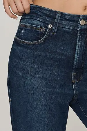 Good American Soft Tech Good Legs Mid-rise Straight Jeans
