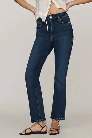 Good American Soft Tech Good Legs Mid-rise Straight Jeans