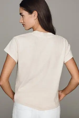 PERFECTWHITETEE Cotton Boxy V-neck T-shirt