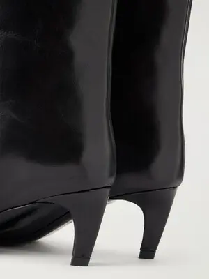 JUDE Cave Leather Knee Boots