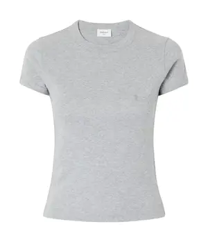 Saint Laurent Cropped Jersey T-shirt