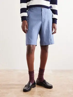 Paul Smith Straight-leg Linen Shorts