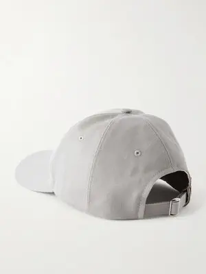 Loewe Leather-trimmed Cotton Baseball Cap