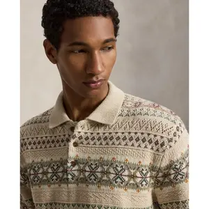 Ralph Lauren Fair Isle Polo-collar Sweater